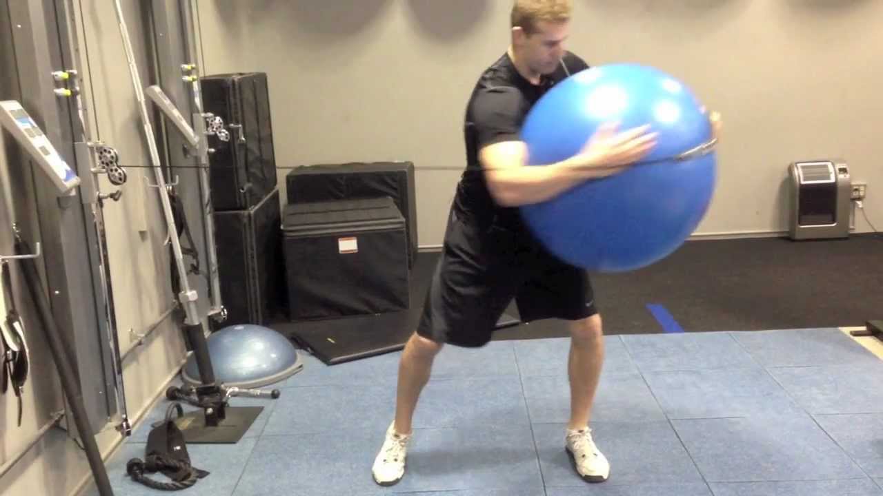 GRHPC : Cable Stability Ball Rotation - YouTube