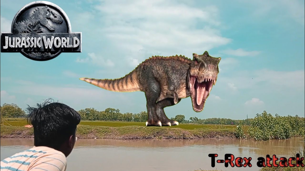 Most realistic Trex chase in real | Trex attack in real life | Fun ...