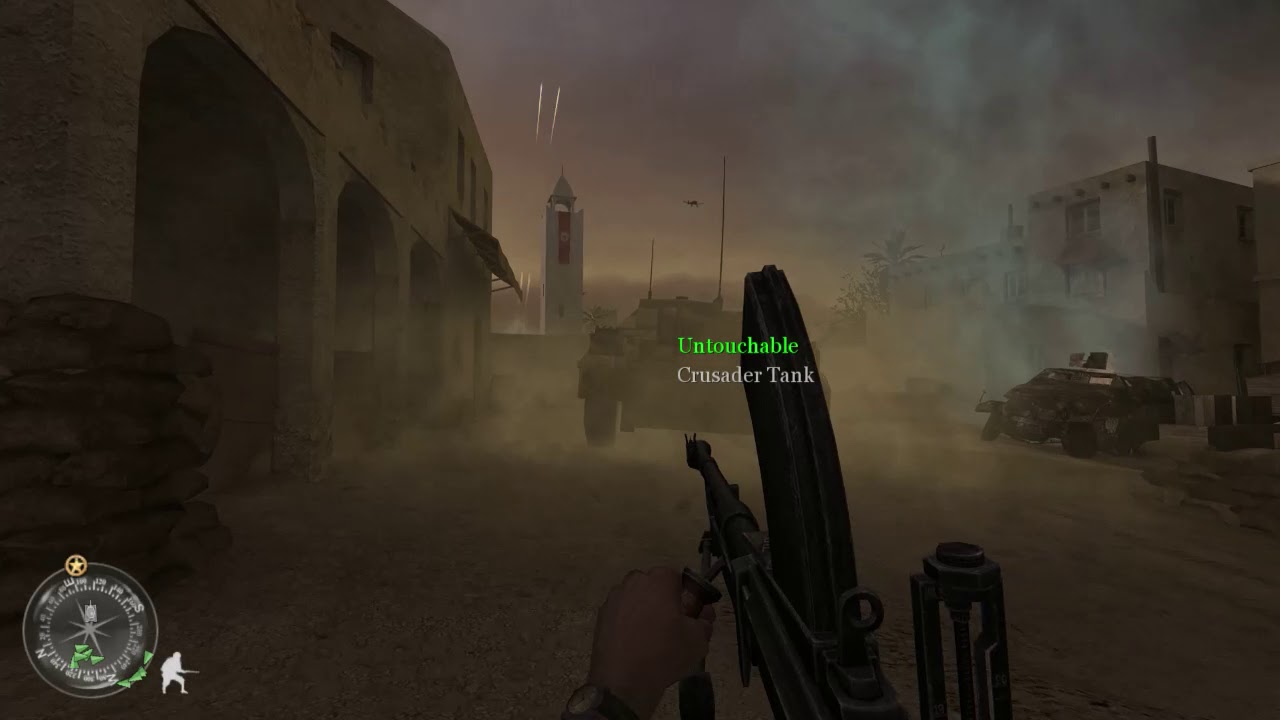 Call of Duty 2 Tunisia Veteran No Crosshair - YouTube