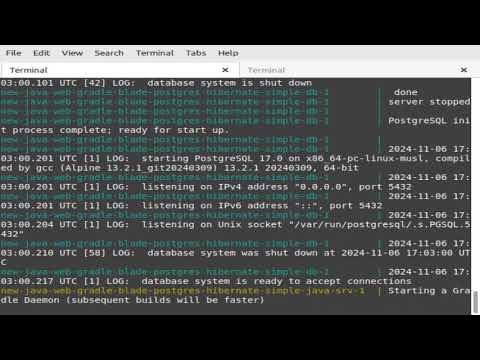 Programming {{ java gradle blade hibernate postgres }} api - YouTube