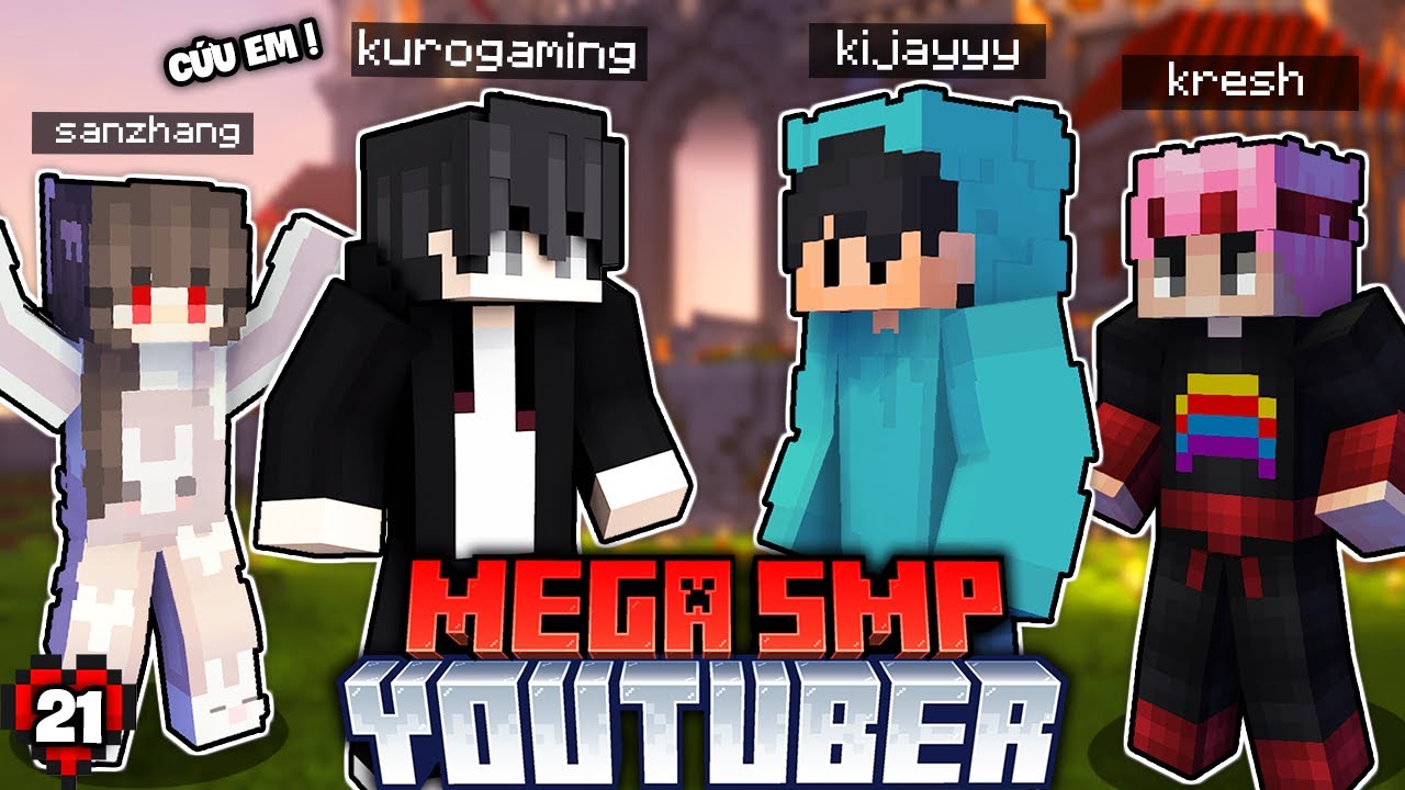 MINECRAFT MEGA SMP TẬP 21 | HỘI HỒNG KỲ BẮT CÓC SANZ HẰNG! ĐI GIẢI CỨU ...