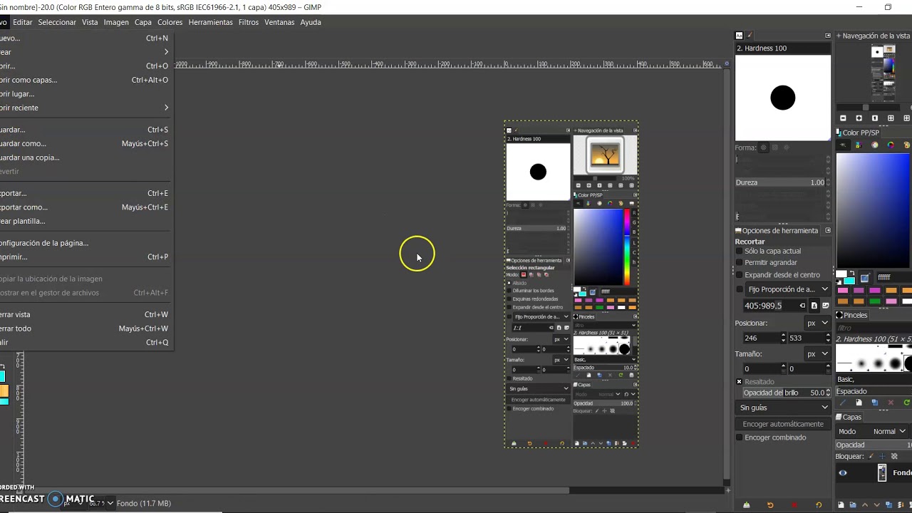 TUTORIAL- 14. CAPTURAS DE PANTALLA EN GIMP - YouTube