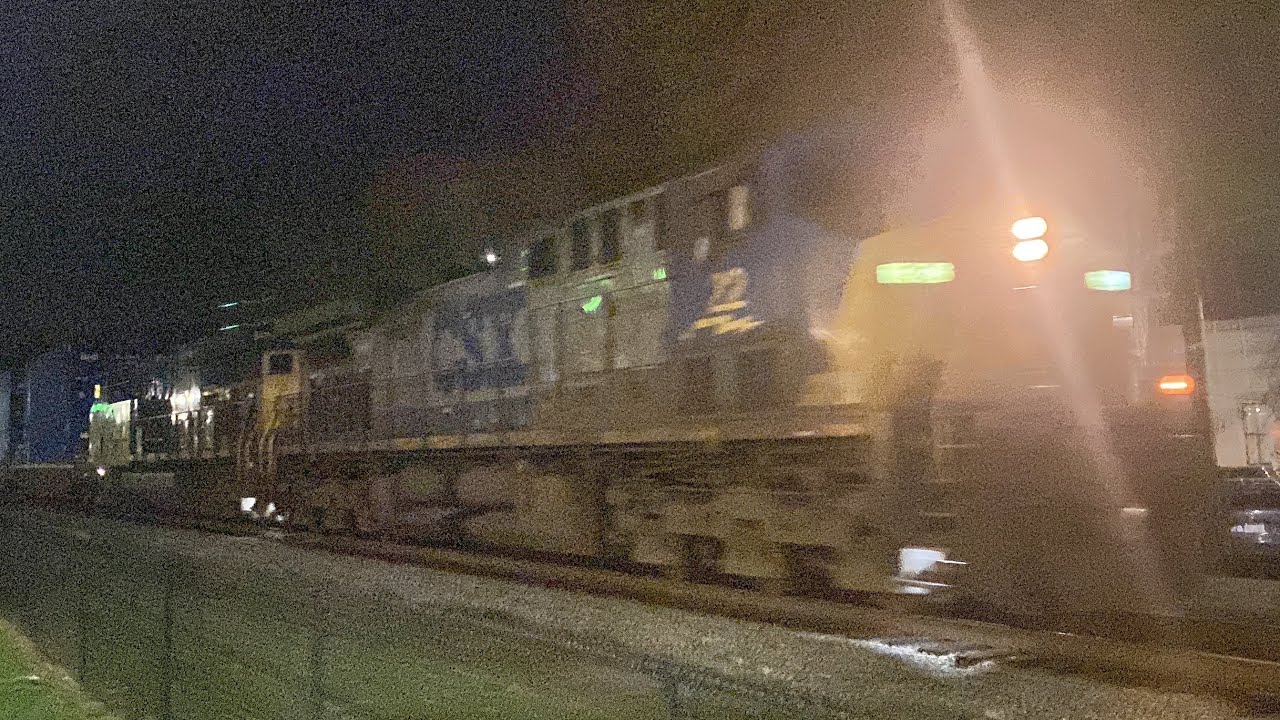 CSX 22 leads a very late and Monster CSX I038!! 2-9-2024 - YouTube
