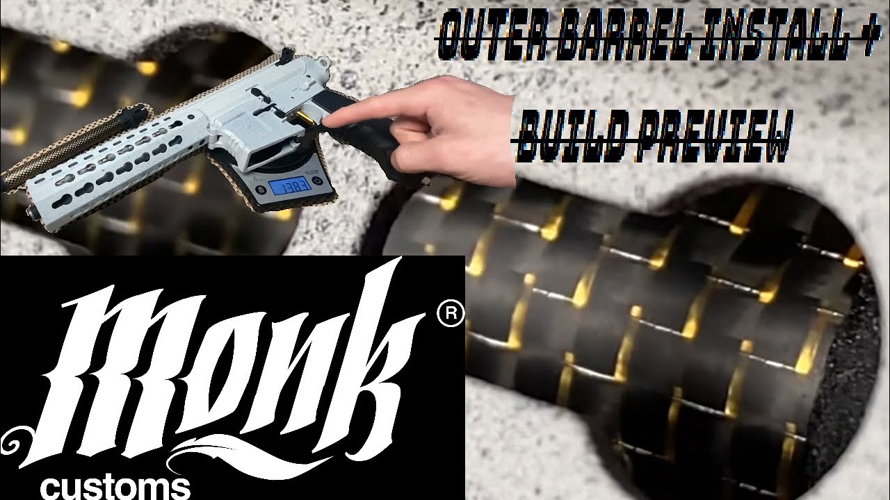 Monk Customs® Gold Carbon Outer Barrel Install - YouTube