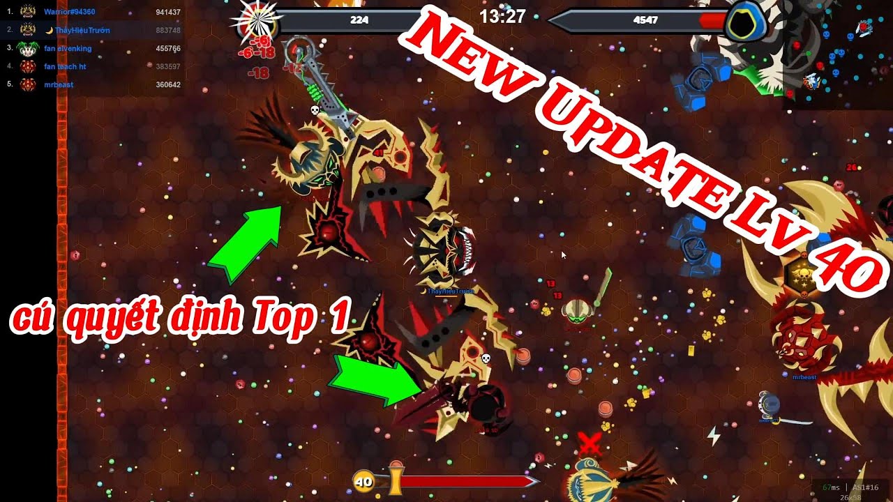 Evowars.io #39 : New Update Lv 40 Megavolution IV - YouTube