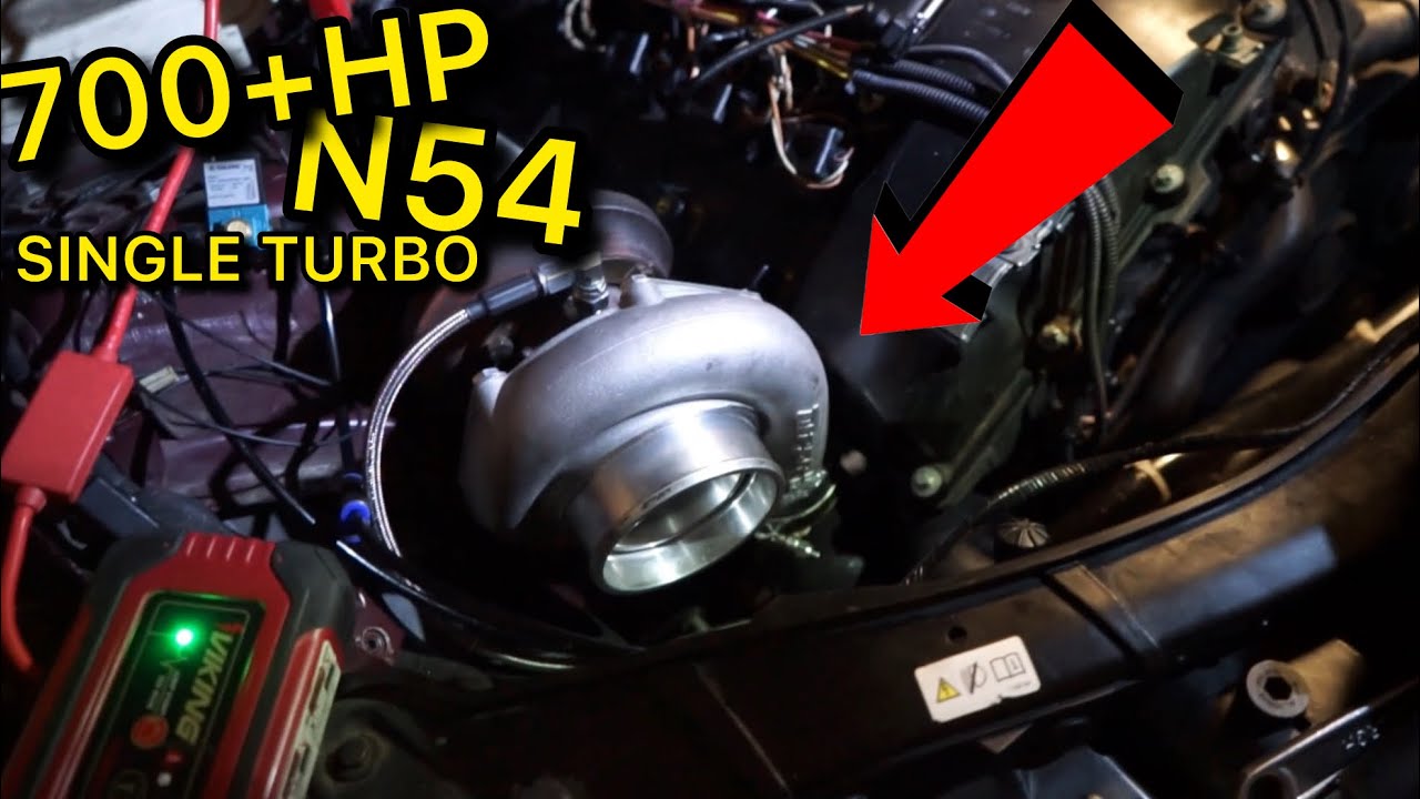 BMW 335I N54 GETS A SINGLE TURBO KIT 700+HP!!! (INSANE) - YouTube