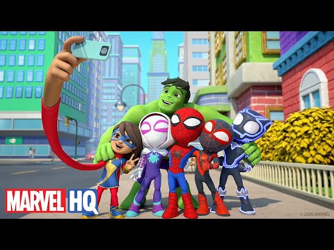 Friendship is Power 💙🕸️💪 | Spidey and His Amazing Friends | @MarvelHQ