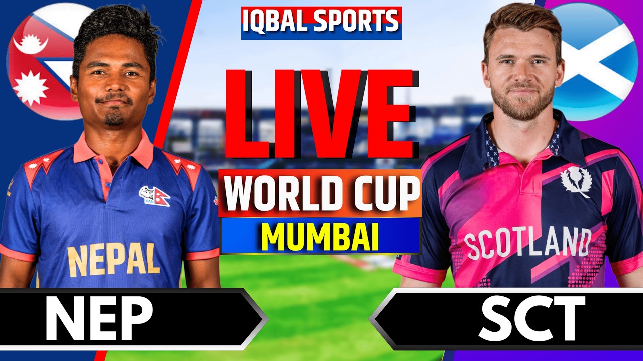 Scotland vs Nepal, T20 World Cup 2026 | Live Cricket Match Today | SCO ...