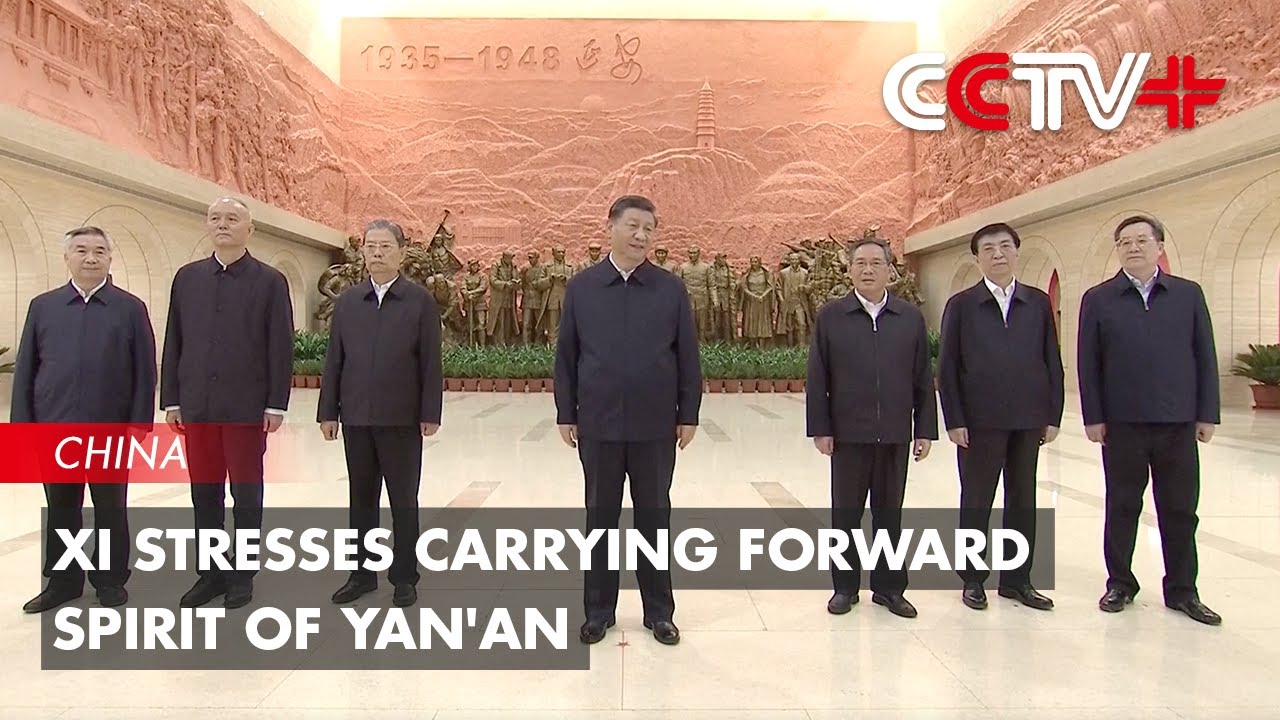 Xi Stresses Carrying Forward Spirit of Yan'an - YouTube
