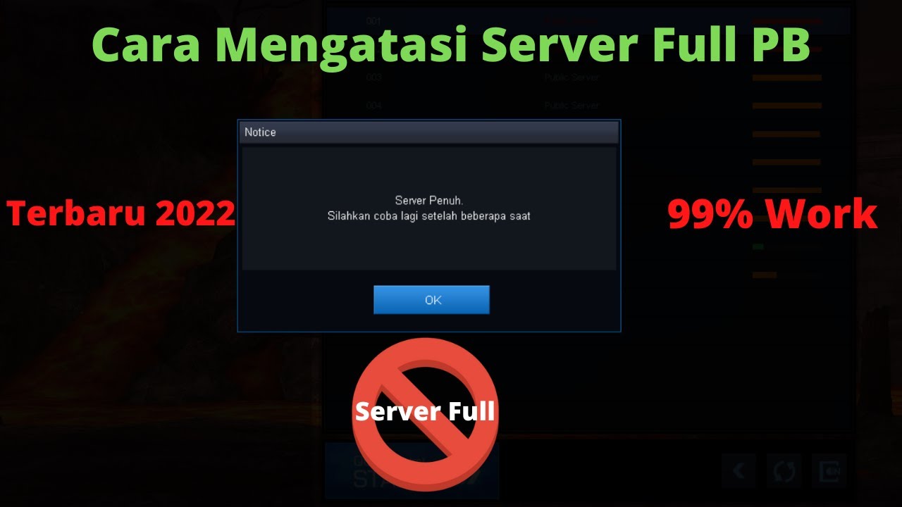 CARA MENGATASI SERVER FULL POINT BLANK TERBARU 2022 !! Point Blank ...