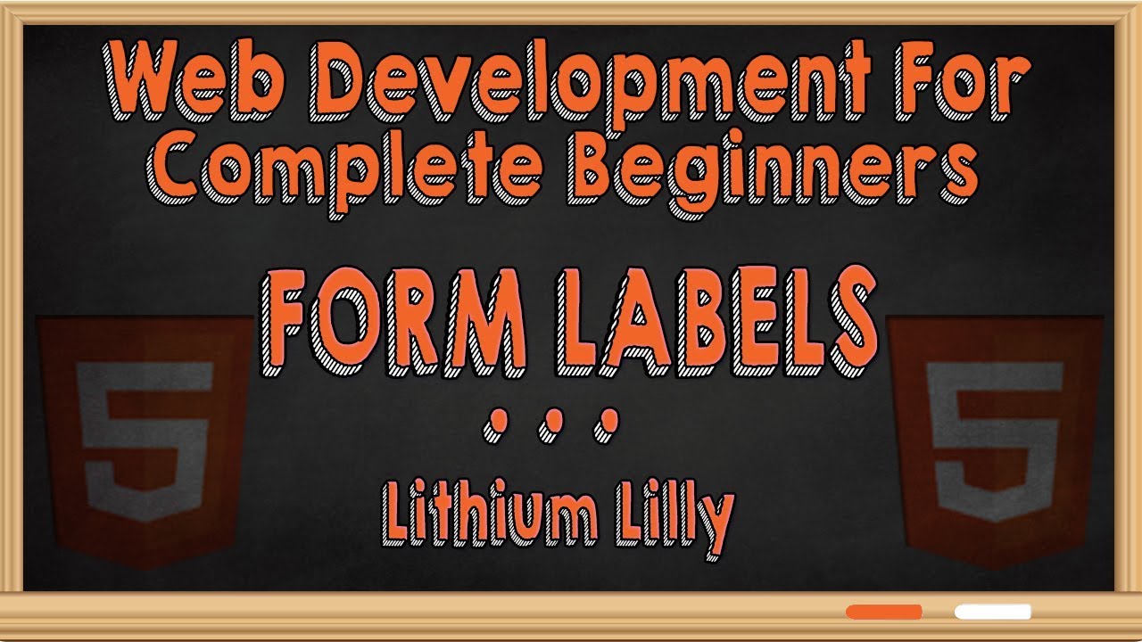 Web Development for Complete Beginners: Form Labels - YouTube