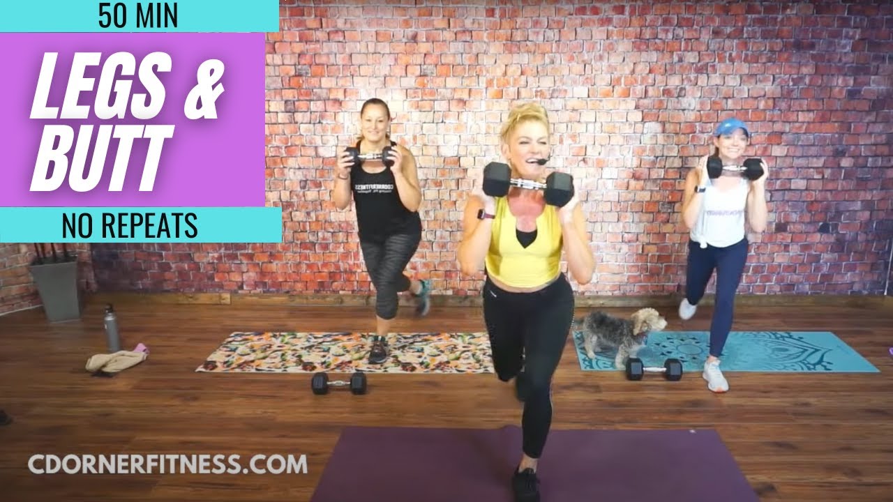 50 Minute 🔥 Legs And Butt Workout 🔥 No Repeat Youtube