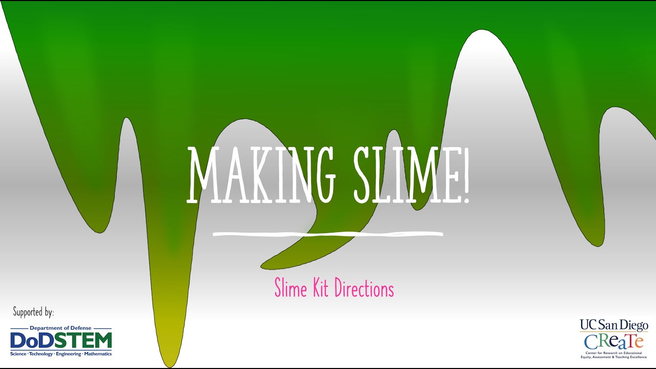 Slime Kit Instructions (English) - YouTube