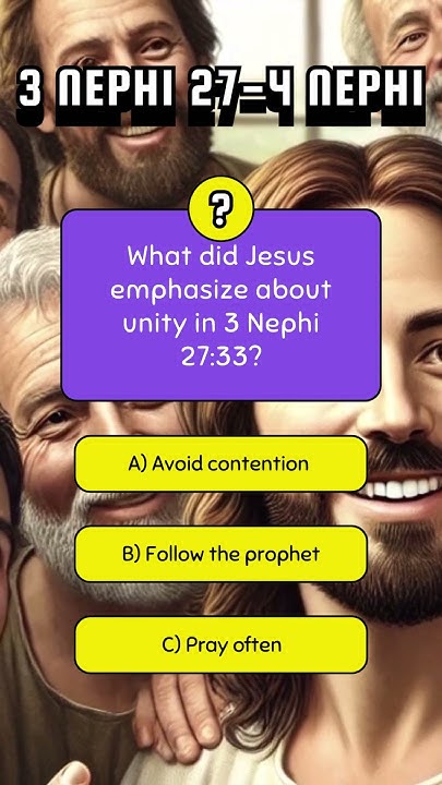 3 Nephi 27 - 4 Nephi Quiz Part 2 - YouTube