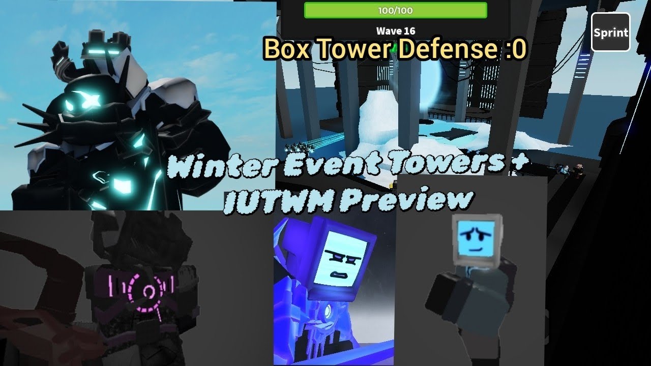 Winter Event Towers + IUTWM Preview | Roblox Box Tower Defense - YouTube
