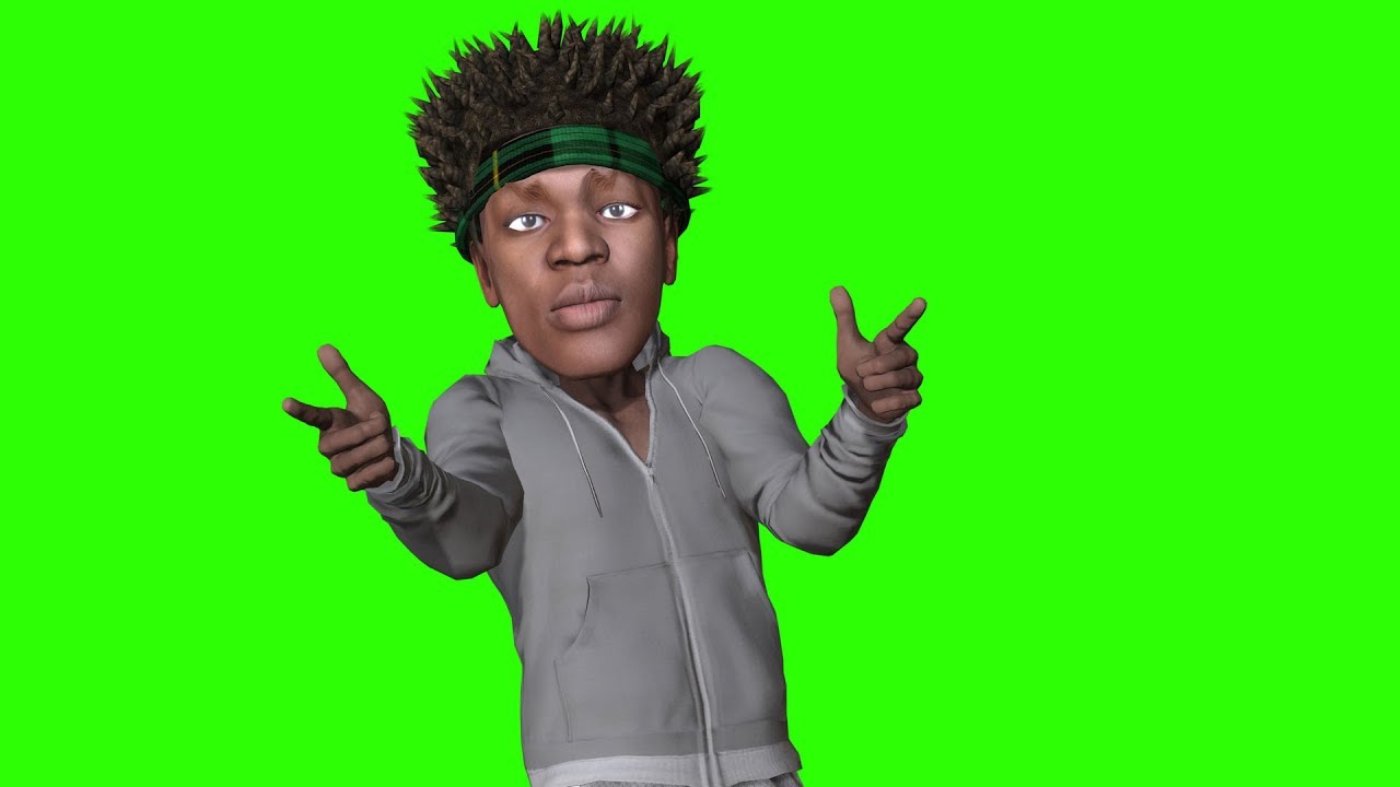 KSI Dancing To My Forehead Green Screen - YouTube