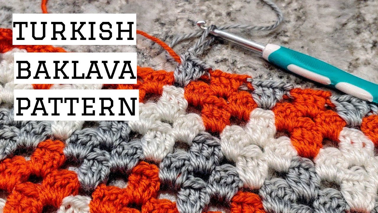Turkish Baklava Pattern English - YouTube