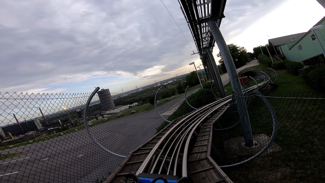 Wiegand Alpine Coaster Sommerrodelbahn Alpincenter Bottrop 2019 POV ...