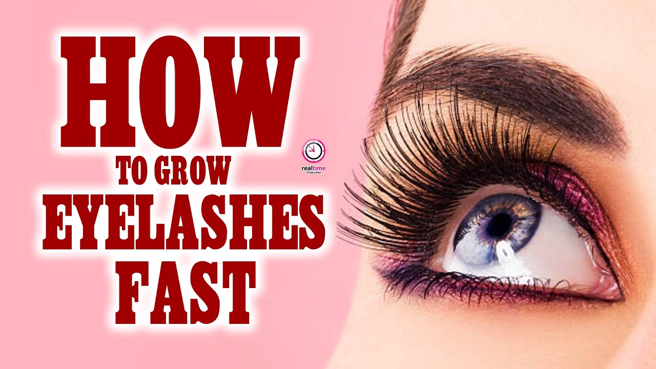 How to grow Eyelashes fast | long & thick at home - YouTube