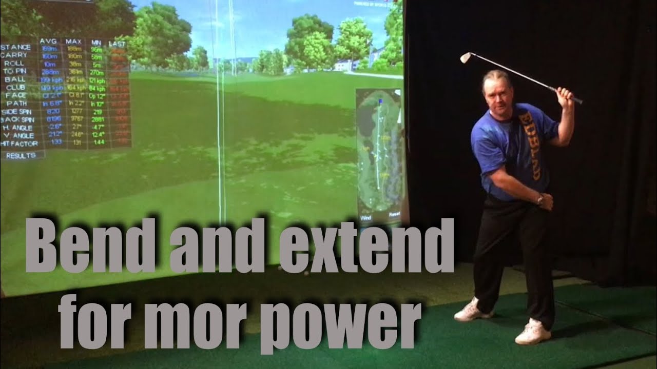Bend & Extend for more power... Golftips with Marcus Edblad - YouTube