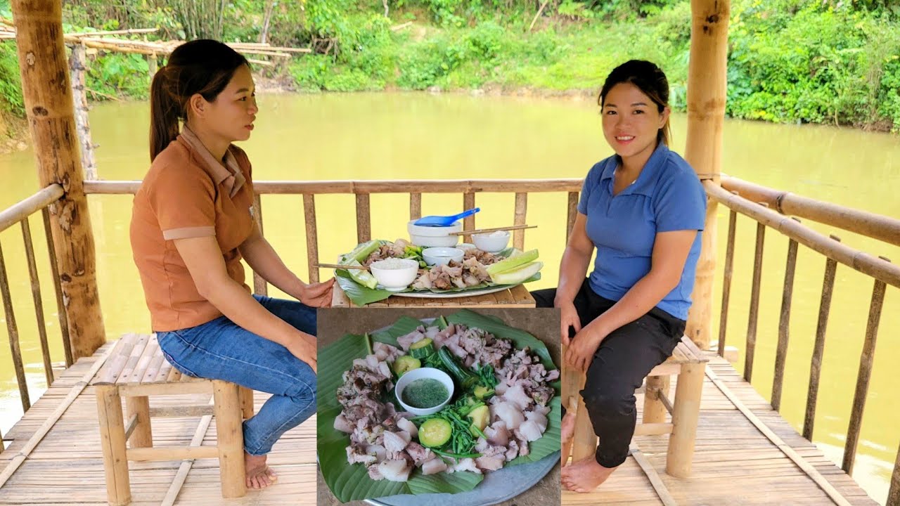 weeding and cooking of two sisters |lan liên Daily life - YouTube