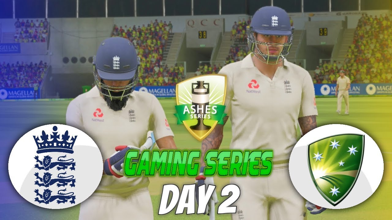 ASHES 2017 - DAY 2 (GAMING SERIES) - Ashes Cricket Game - YouTube