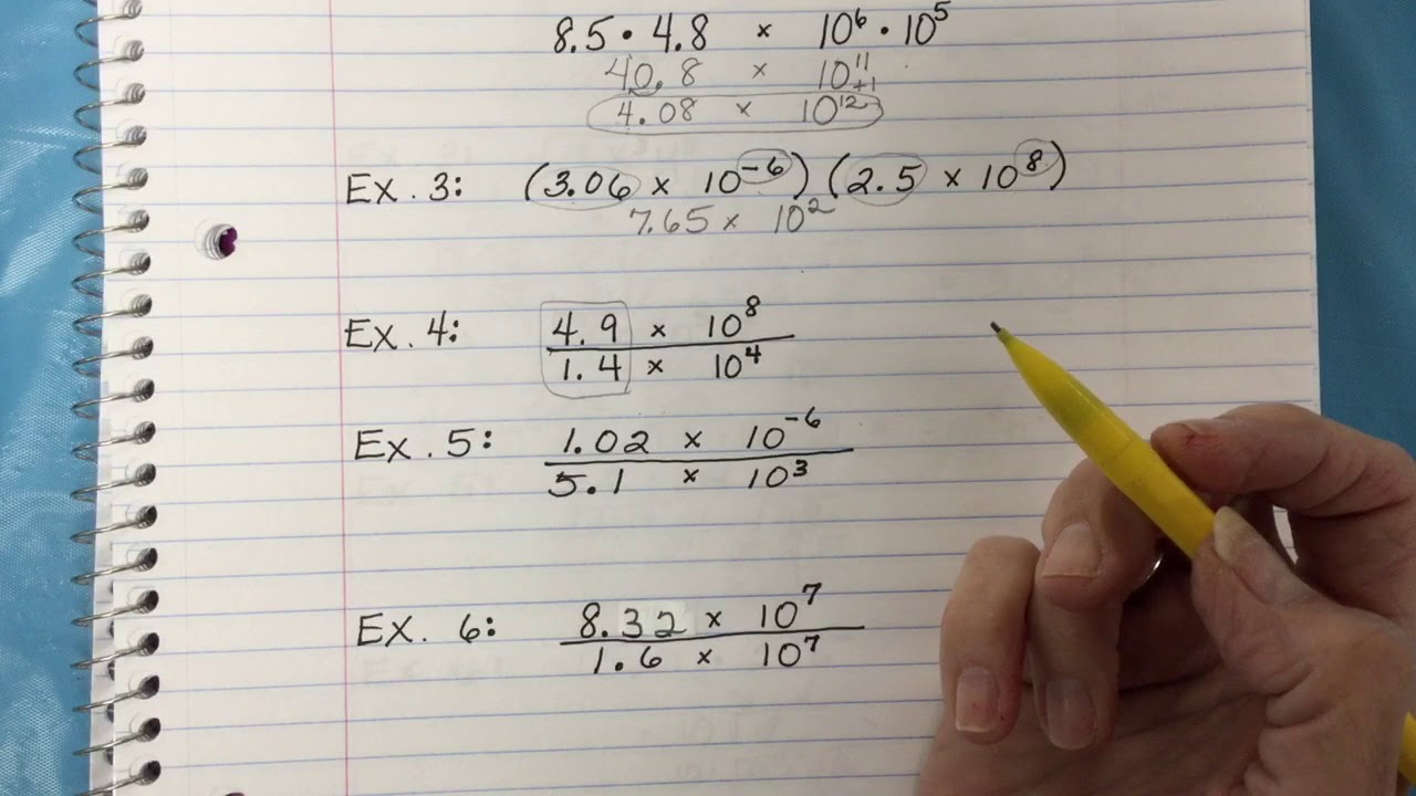 Multiply Divide Scientific Notation YouTube Multiply Divide Scientific Notation YouTube