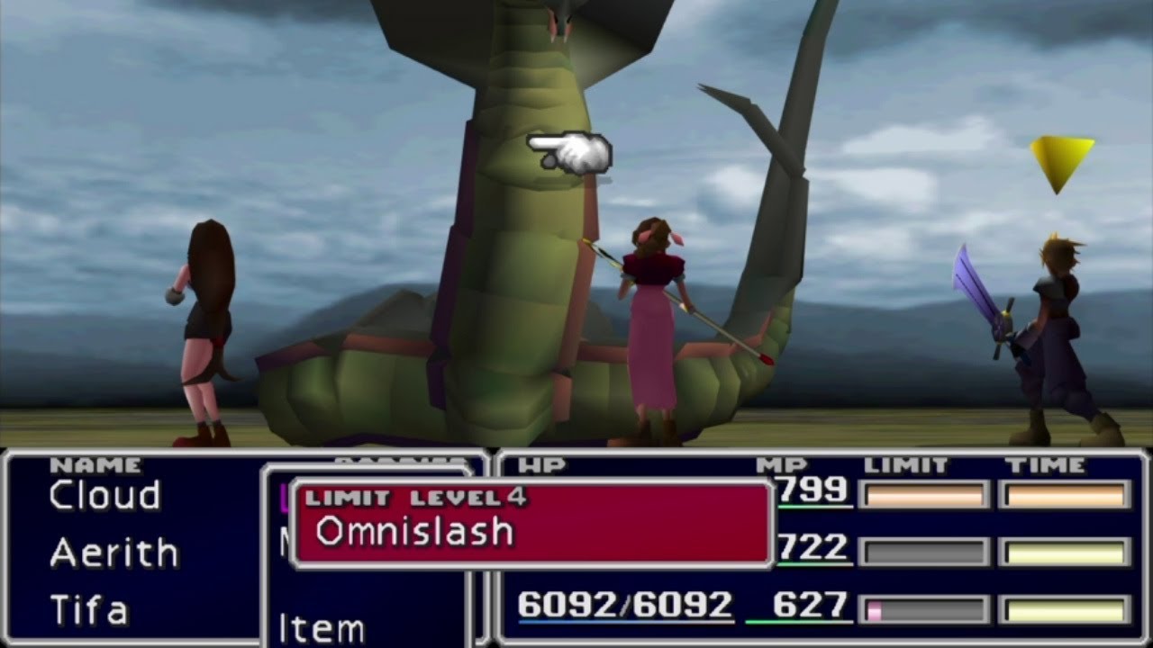 Final Fantasy VII - Getting Omnislash on Disc 1 - YouTube