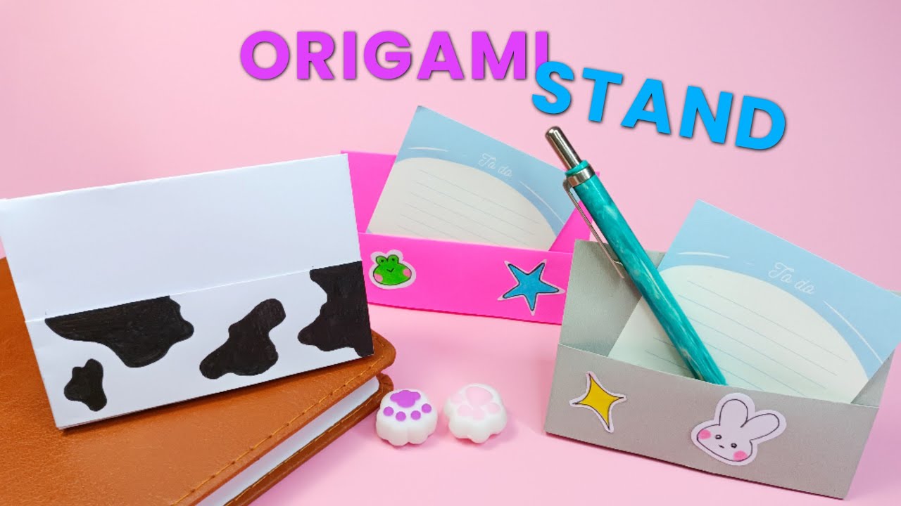 How to Make a Functional Origami Stand:Tutorial for Creating a Cute ...