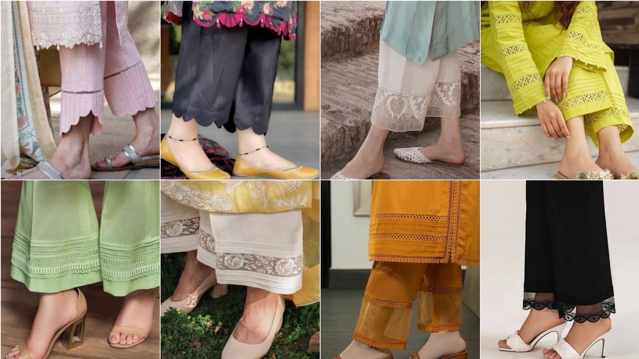 Trouser Designs 2024 || Latest Trouser Design || printed Trouser Design ...