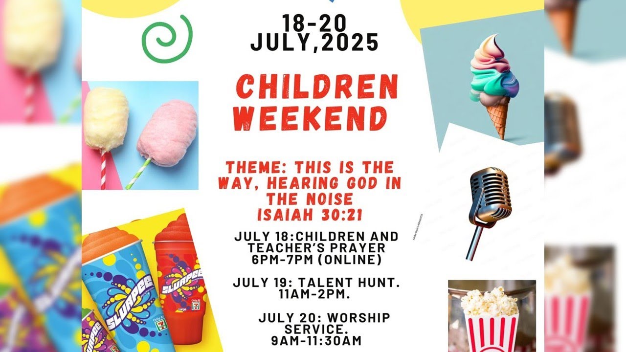 CHILDREN WEEKEND || SUNDAY SERVICE || JULY 20TH, 2025 - YouTube