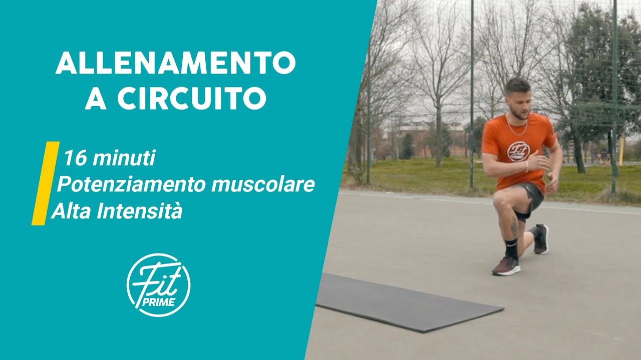 Allenamento in casa: 16 minuti di Potenziamento Muscolare ad alta ...
