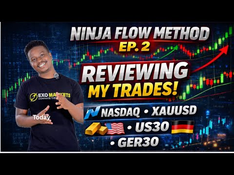 NINJA FLOW METHOD EP. 2 🔥 Reviewing My Trades (NASDAQ, XAUUSD, US30 ...