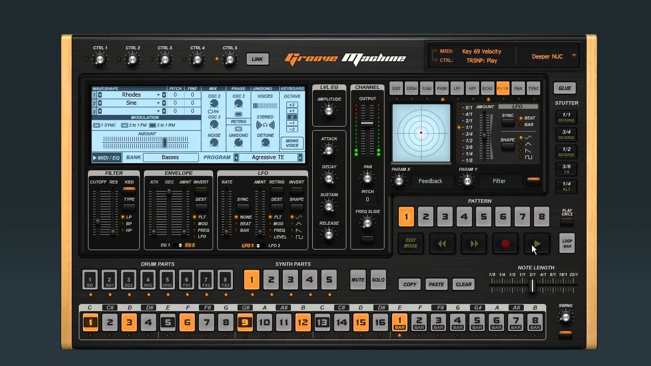 Groove Machine Series | Using Stutter - YouTube
