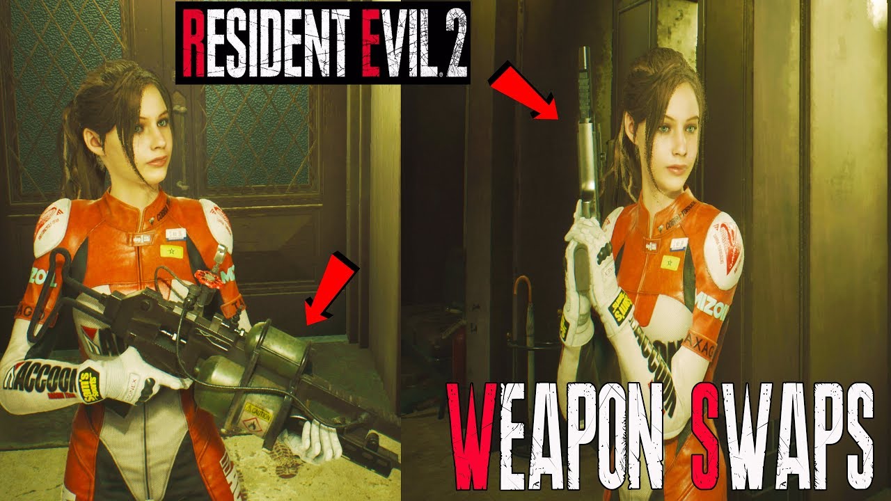 CHEMICAL FLAMETHROWER & LIGHTNING HAWK // CLAIRE A RUN // 🔴PS4ᴾᴿᴼ ...