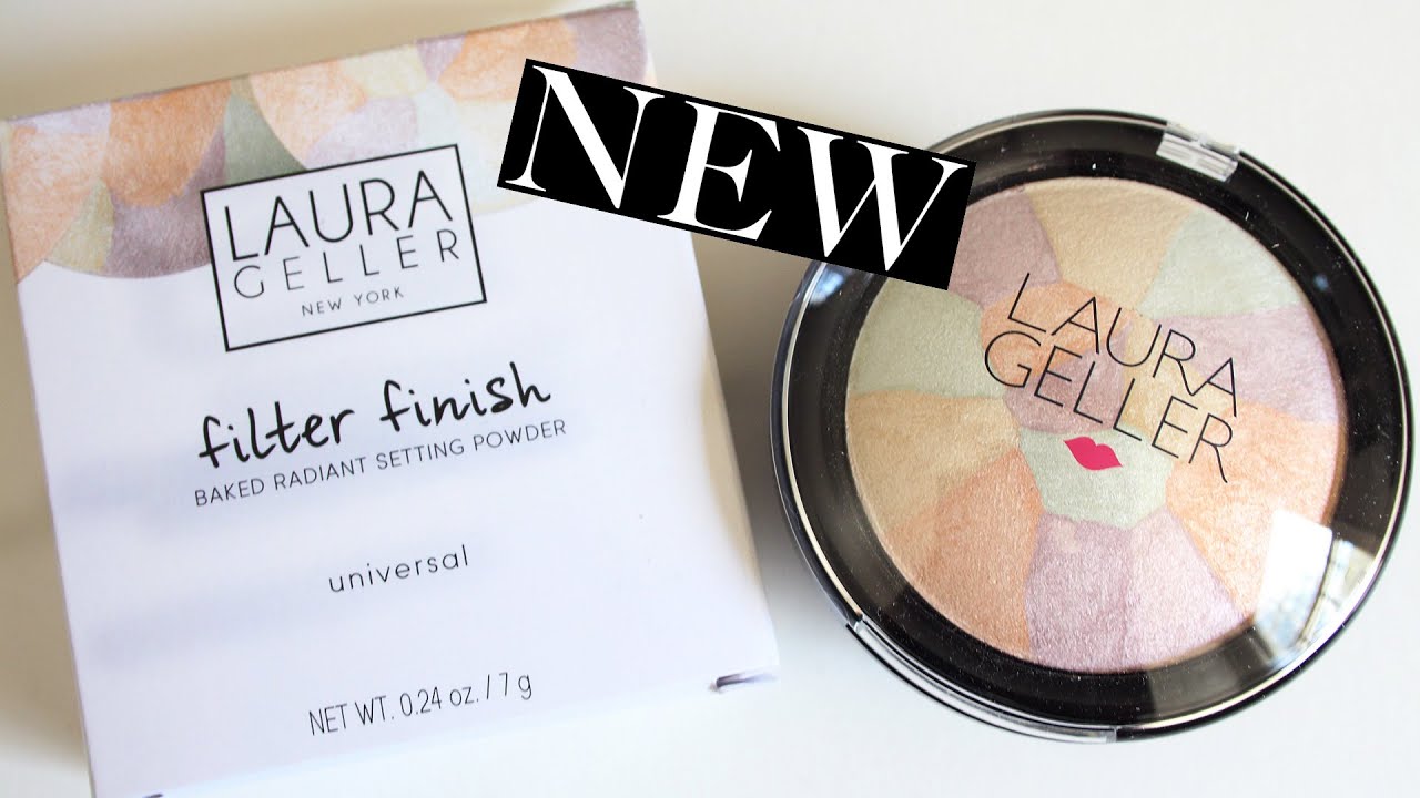 NEW Laura Geller Filter Finish Baked Radiant Setting Powder | REVIEW ...