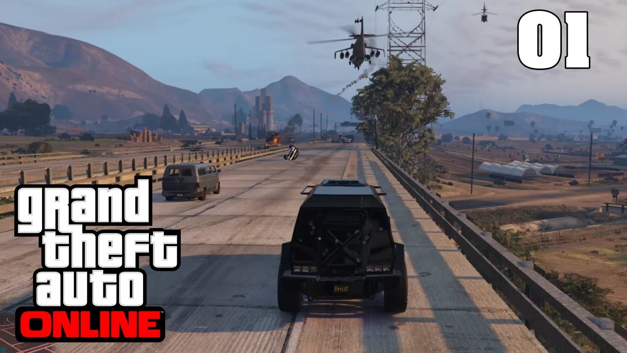 Let's Play GTA Online PC #001 - Amokfahrt auf der Autobahn - YouTube