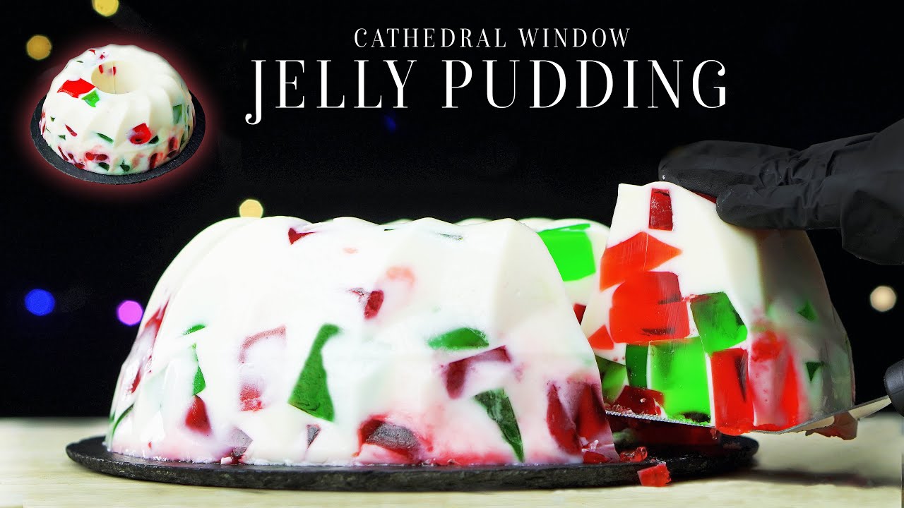 Cathedral Window | Broken Glass Jelly Pudding Recipe | Quick and Easy ...