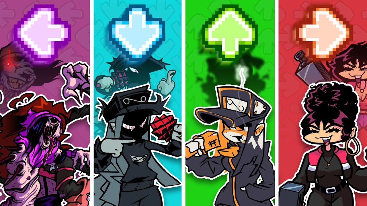 FNF Character Test | Gameplay VS Playground Mod: Baddies Nightmare ...