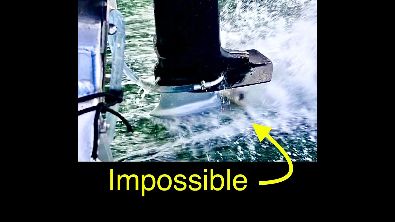 Surface piercing propeller 😎 - YouTube