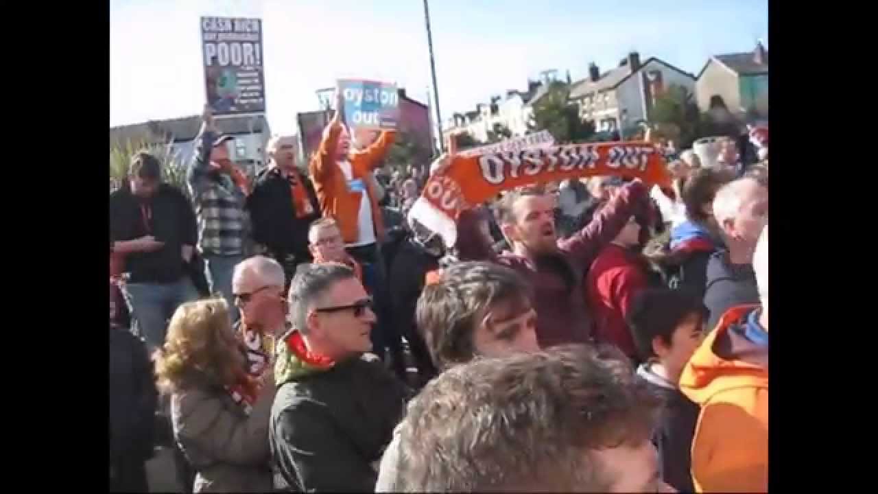 Blackpool FC - protest - Oyston Out! Football League! Afroman! AFC ...