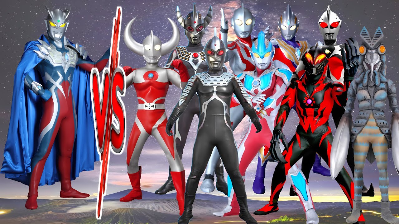 ULTRAMAN ZERO VS ULTRAMAN RIBUT, GINGGA S, TRIGGER, BELIAL, FATHER OF ...