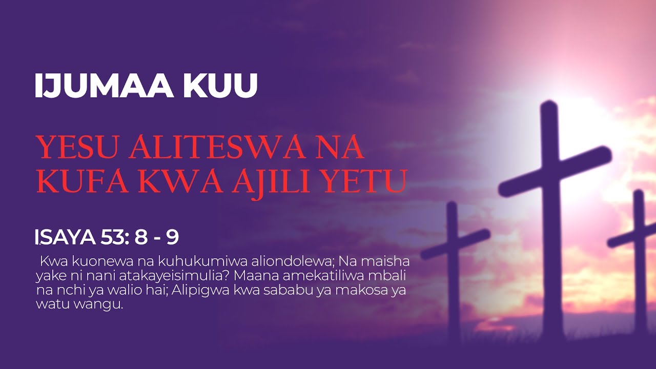 LIVE I IBADA YA TATU | IJUMAA KUU | 29 - 03 - 2024 - YouTube