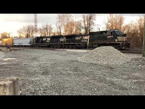 Norfolk Southern Switching action at Abrams Yard 2/19/23 - YouTube