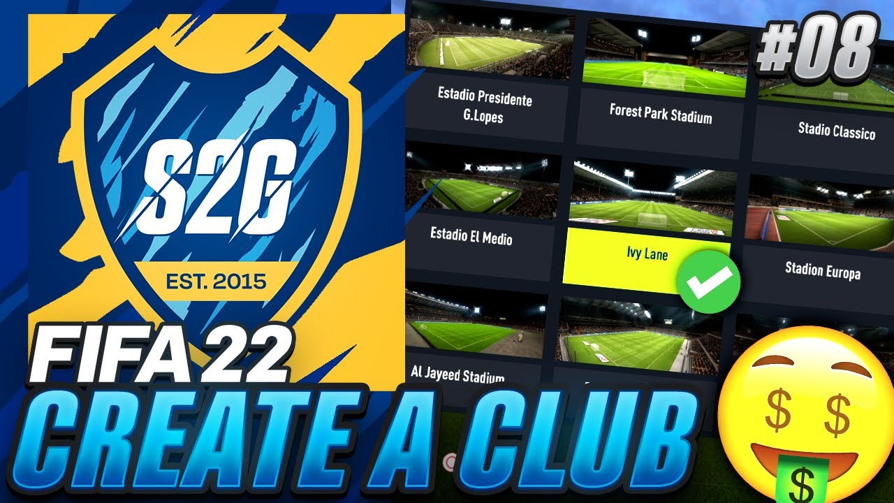 BUYING *NEW* STADIUM!!📈💰 - FIFA 22 Career Mode EP8 (Create A Club ...