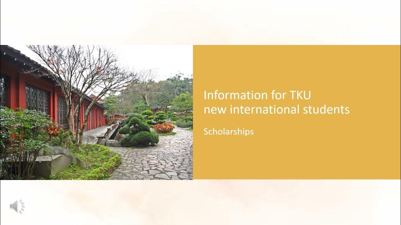 2021 Information for Tamkang University New International Students ...