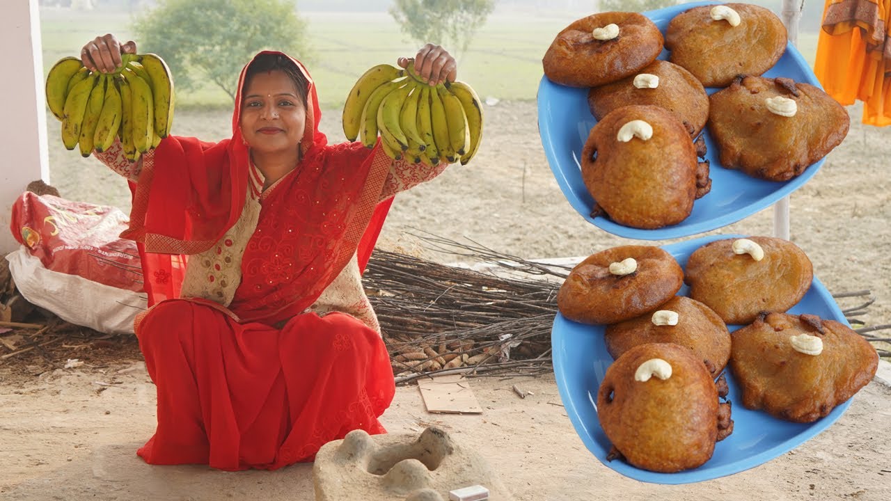 पके केले से फूले फूले मालपुए बनाने की परफेक्ट विधि | MALPUA RECIPE WITH ...