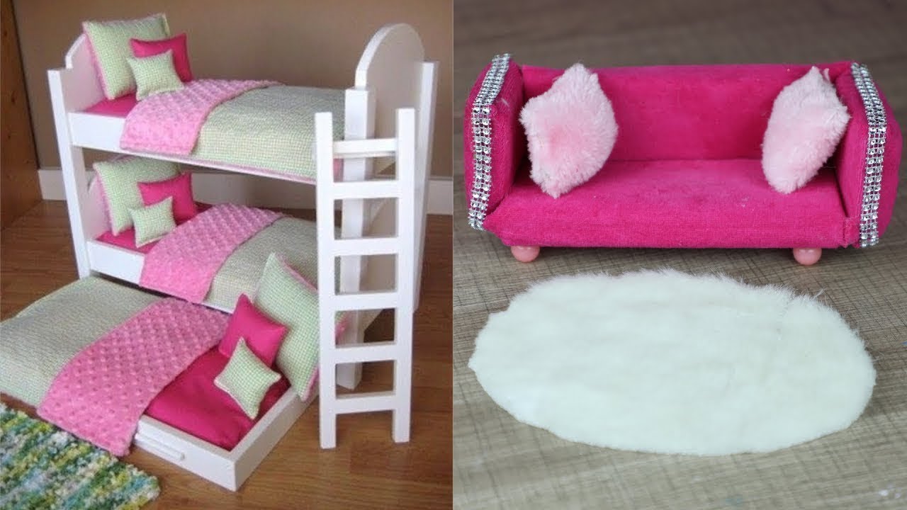 5How To Make Great Furniture For Barbie bedroom Sofa YouTube 5how-to-make-great-furniture-for-barbie-bedroom-sofa-youtube