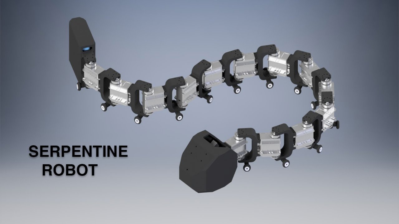 SERPENTINE ROBOT - Build your own with SP Robotics Maker Lab - YouTube