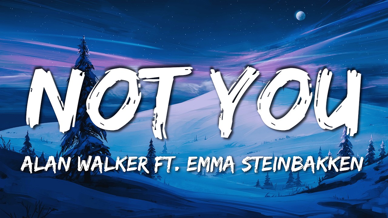 Not You - Alan Walker ft. Emma Steinbakken | Cover (Lyrics Video) - YouTube